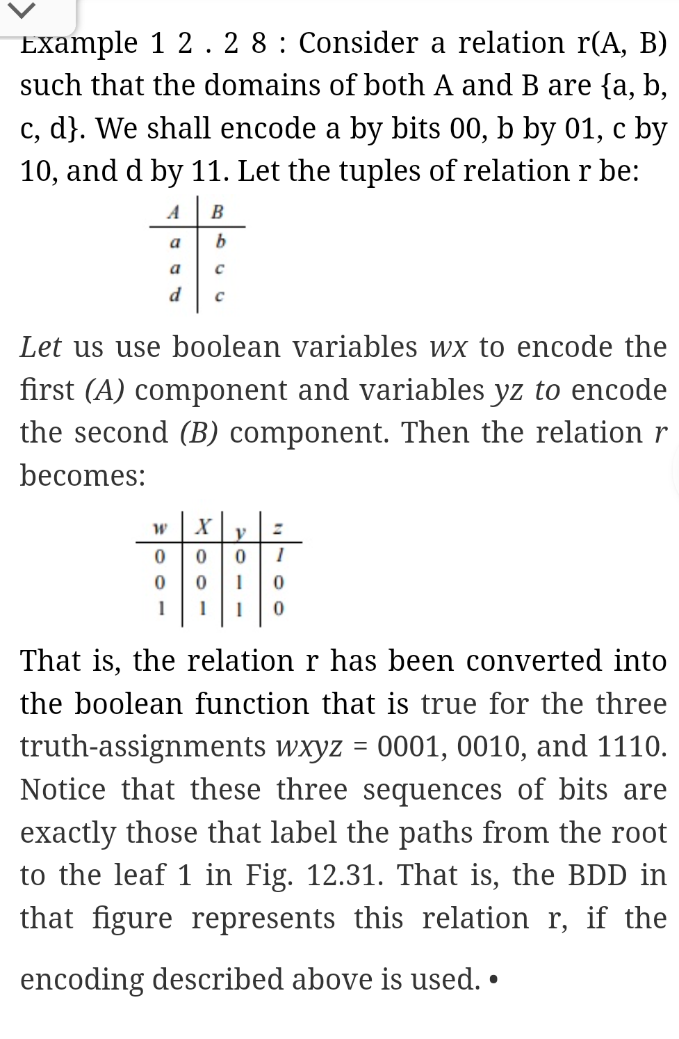 Solved Example 12.28 : Consider a relation r(A,B) such that | Chegg.com