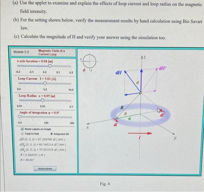 Solved (a) Use the applet to examine and explain the effects | Chegg.com