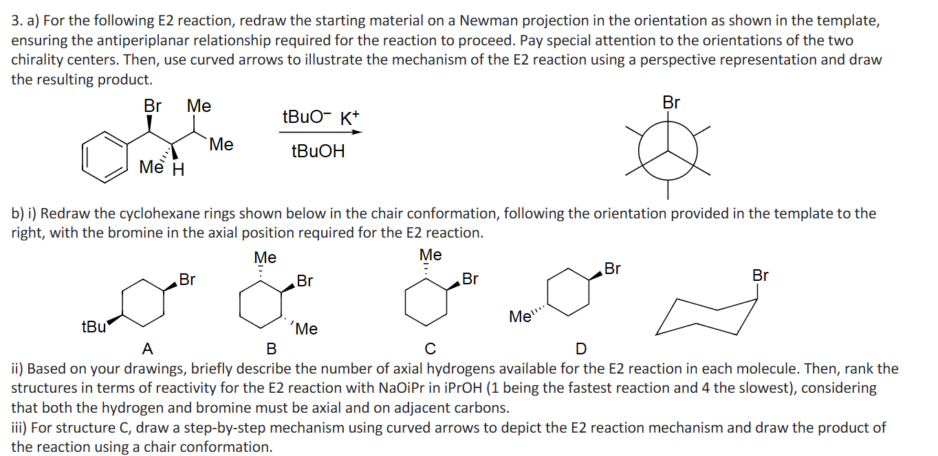 Solved draw it please 3. ﻿a) ﻿For the following E2 | Chegg.com