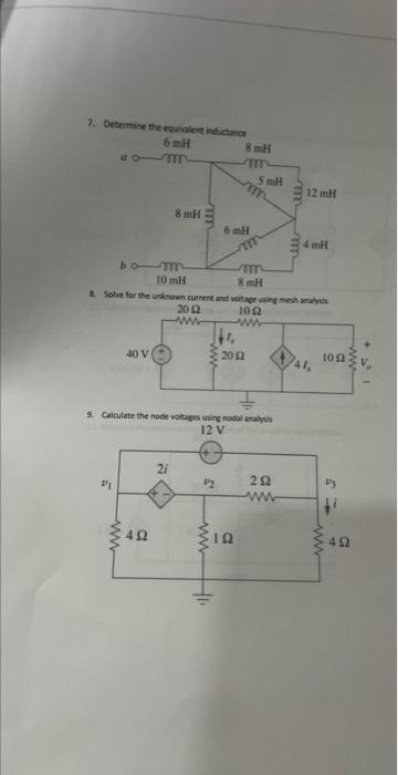 Solved 1. Calculate the missing voltages. 2. Calculate the | Chegg.com Solved 1. Calculate the missing voltages. 2. Calculate the | Chegg.com