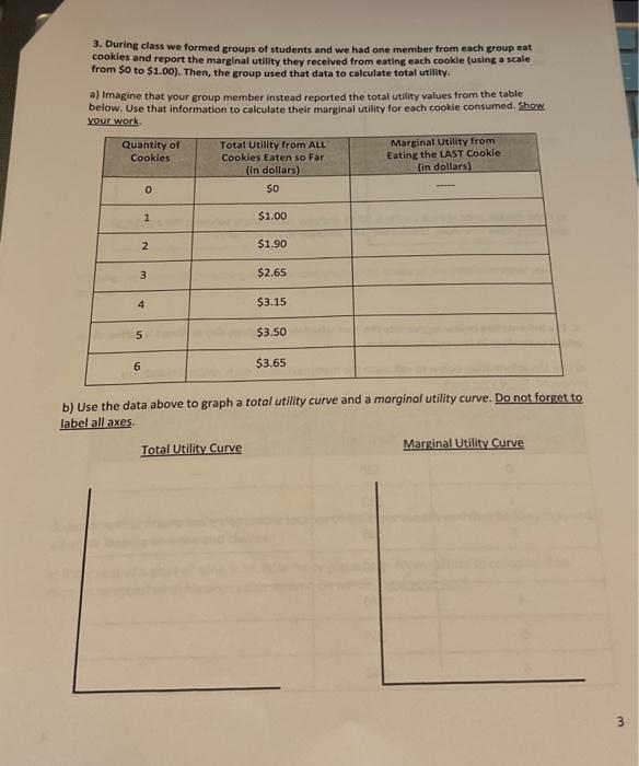 Solved 3. During class we formed groups of students and we | Chegg.com