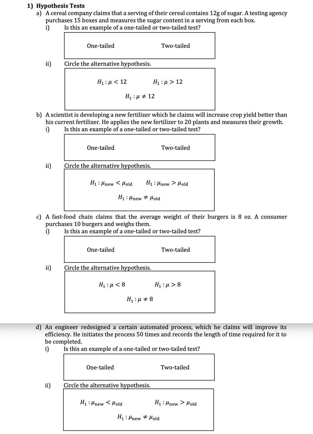 Solved d) ﻿An engineer redesigned a certain automated | Chegg.com