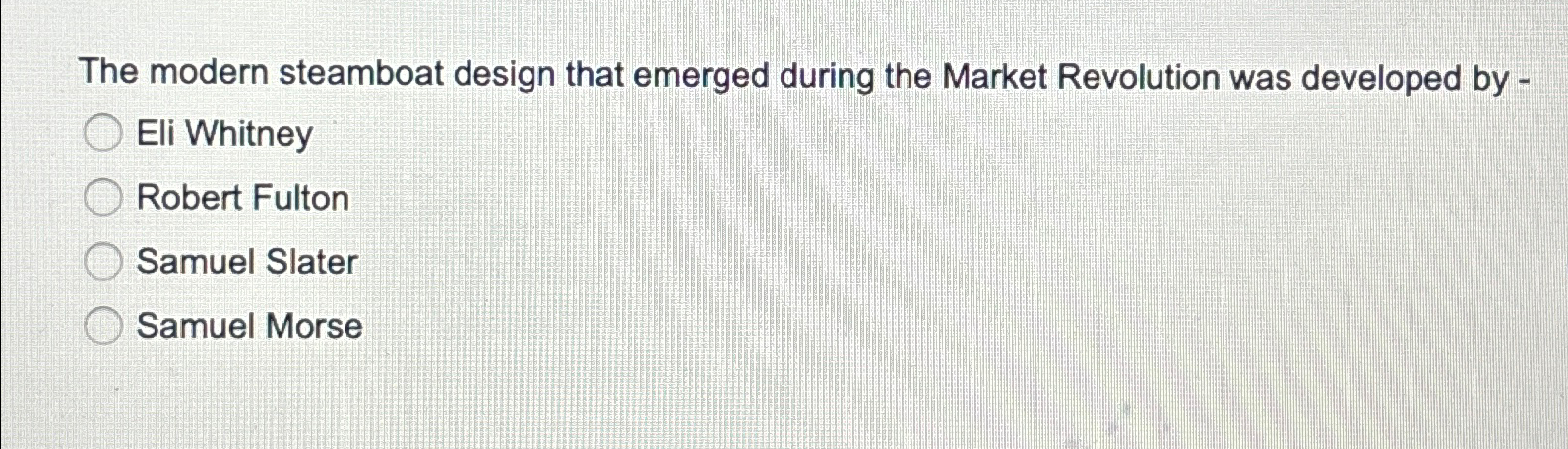 The modern steamboat design that emerged during the | Chegg.com