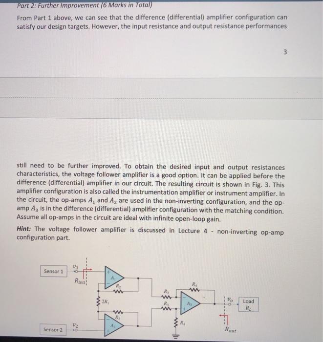 Solved Part 2: Further Improvement (6 Marks in Total) From | Chegg.com