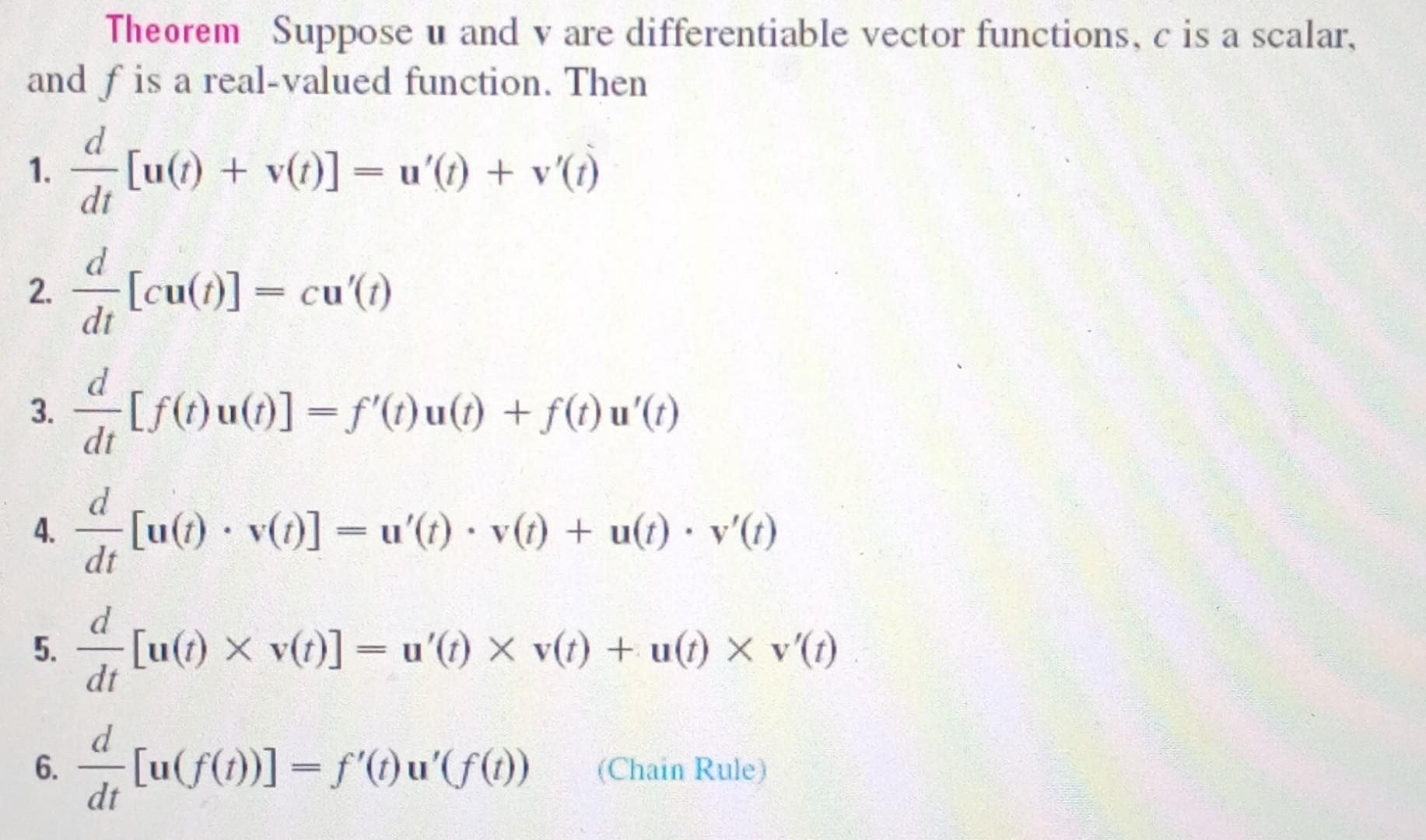 Solved If u(t)= sin(3t),cos(5t),t and | Chegg.com