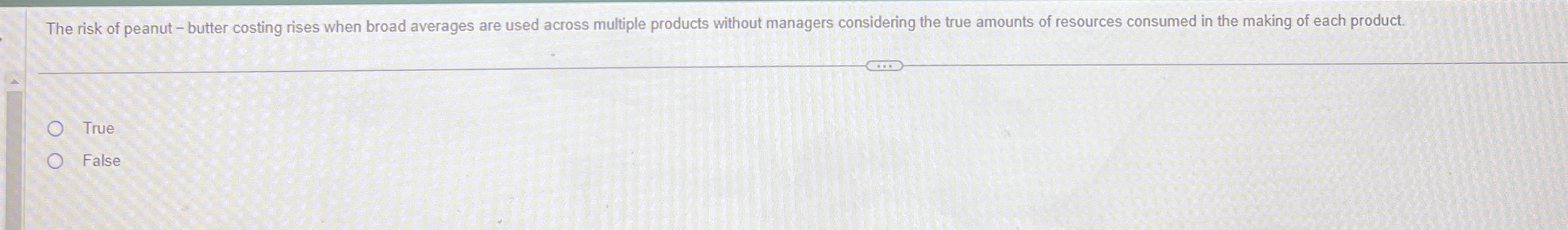 Solved The risk of peanut - ﻿butter costing rises when broad | Chegg.com
