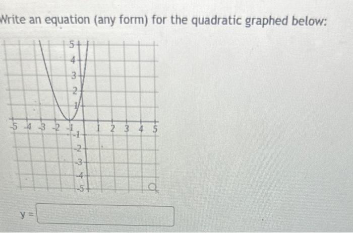 Solved You are working with a quadratic equation and | Chegg.com