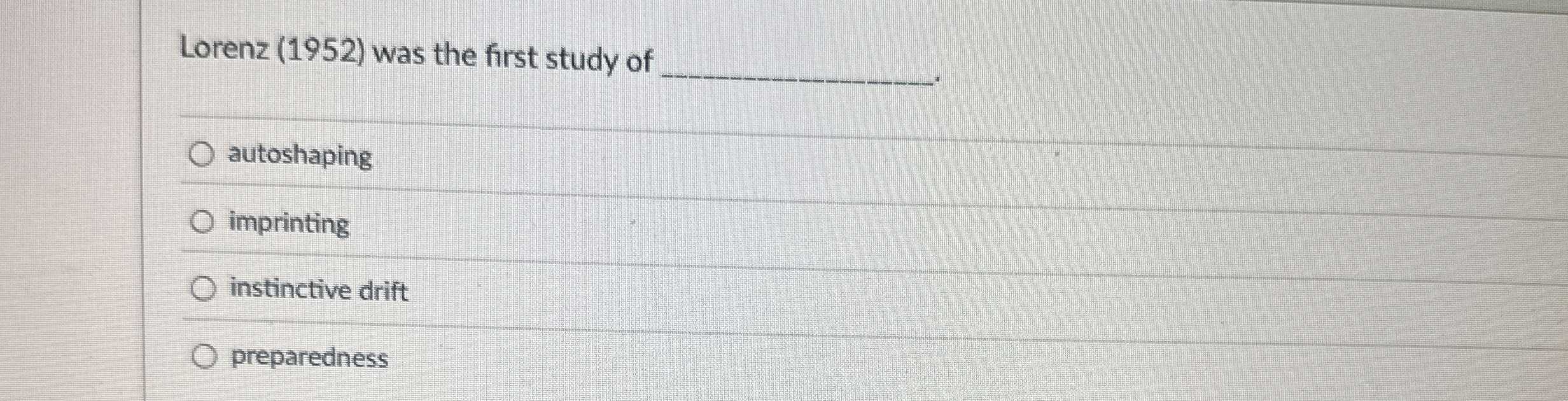 High Quality SOLUTION Lorenz (1952) ﻿was the first study of | Chegg.com
