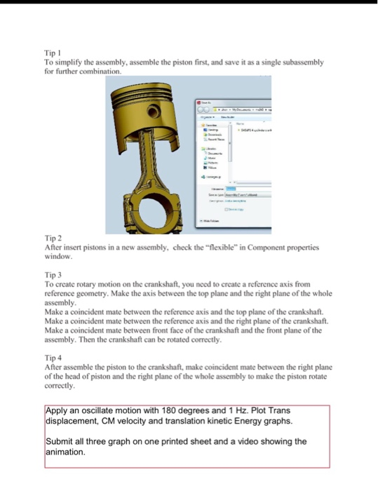 Solved Tip 1 To simplify the assembly, assemble the | Chegg.com