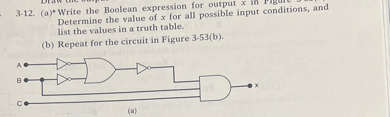 Solved 3-15 ﻿create a complete analysis table for yhe | Chegg.com