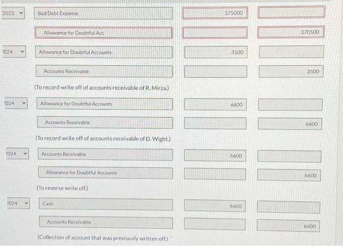 Solved Current Attempt in Progress Accounts receivable | Chegg.com