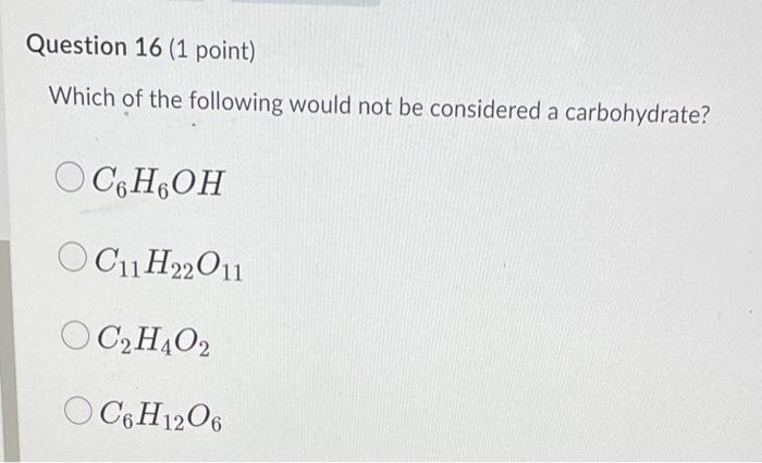 Solved Which of the following would not be considered a | Chegg.com