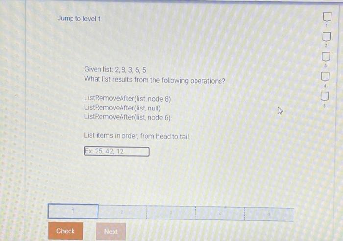 Solved Jump to level 1 D-D-D-D- 4 numList: 78.70 | Chegg.com