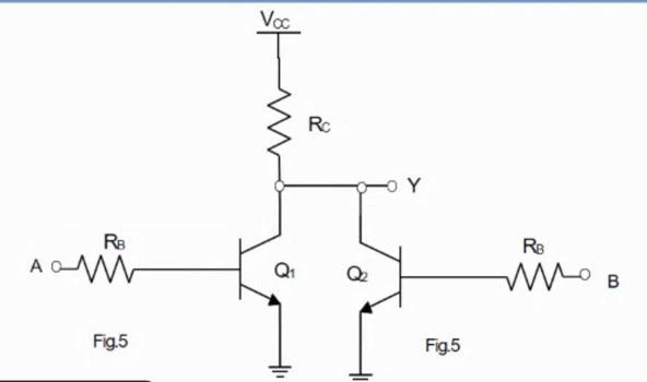 Solved A basic RTL NOR Gate is shown in Fig. 1. The Circuit | Chegg.com