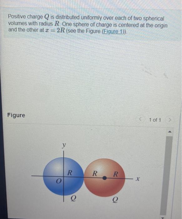 Solved Positive charge Q is distributed uniformly over each | Chegg.com