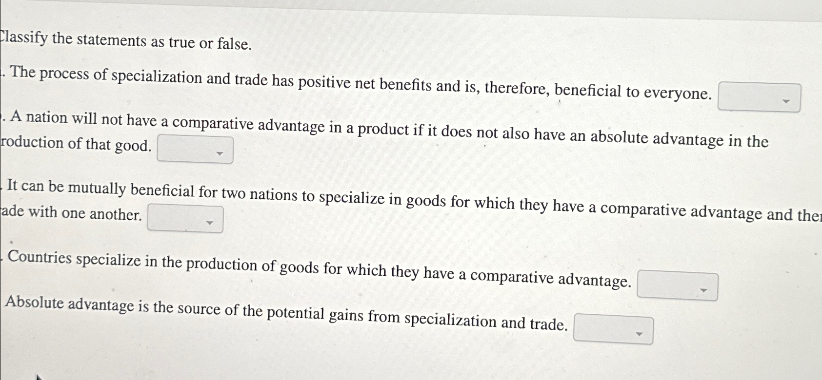Solved Classify the statements as true or false.The process | Chegg.com