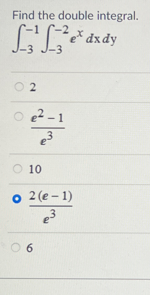 Solved Find the double | Chegg.com