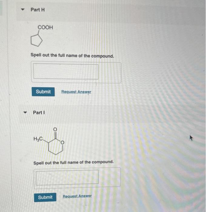 Solved Spell out the full name of the compound. You have | Chegg.com
