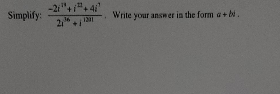 Solved -211"+; 22 +41 Simplify: Write your answer in the | Chegg.com