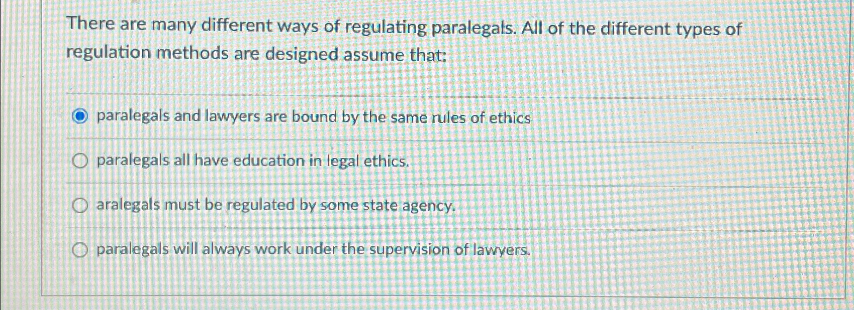 Solved There are many different ways of regulating | Chegg.com