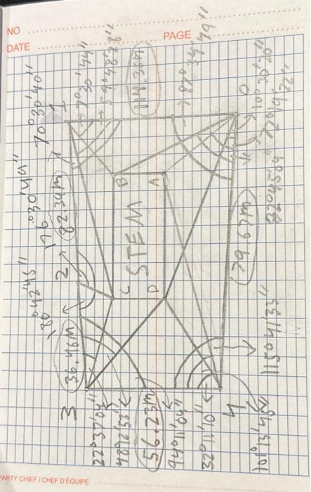 Solved find area of traverse using any method. PLEASE SHOW | Chegg.com