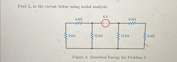 Solved Find Io in the circuit below using nodal analysis. | Chegg.com