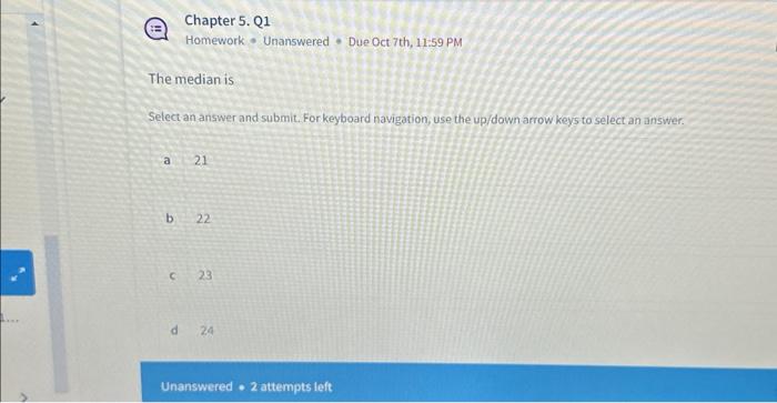 Solved Select an answer and submit. For keyboard navigation, | Chegg.com