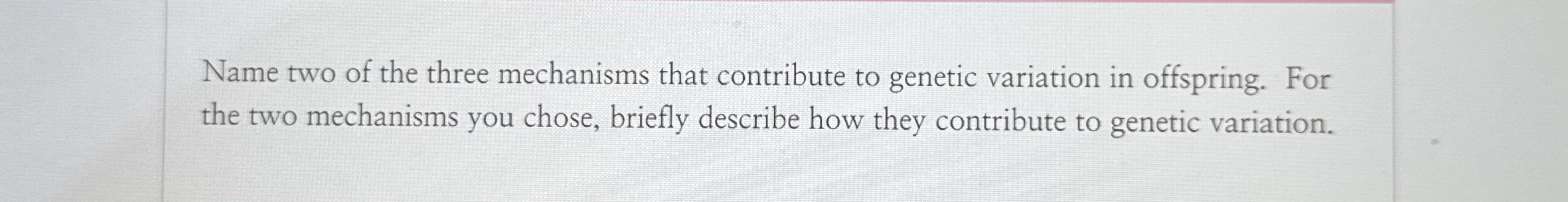 Solved Name two of the three mechanisms that contribute to | Chegg.com