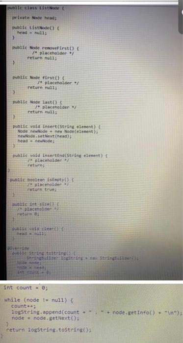 Solved Transfer HW2.java, HW2Constants.java, Node.java and | Chegg.com