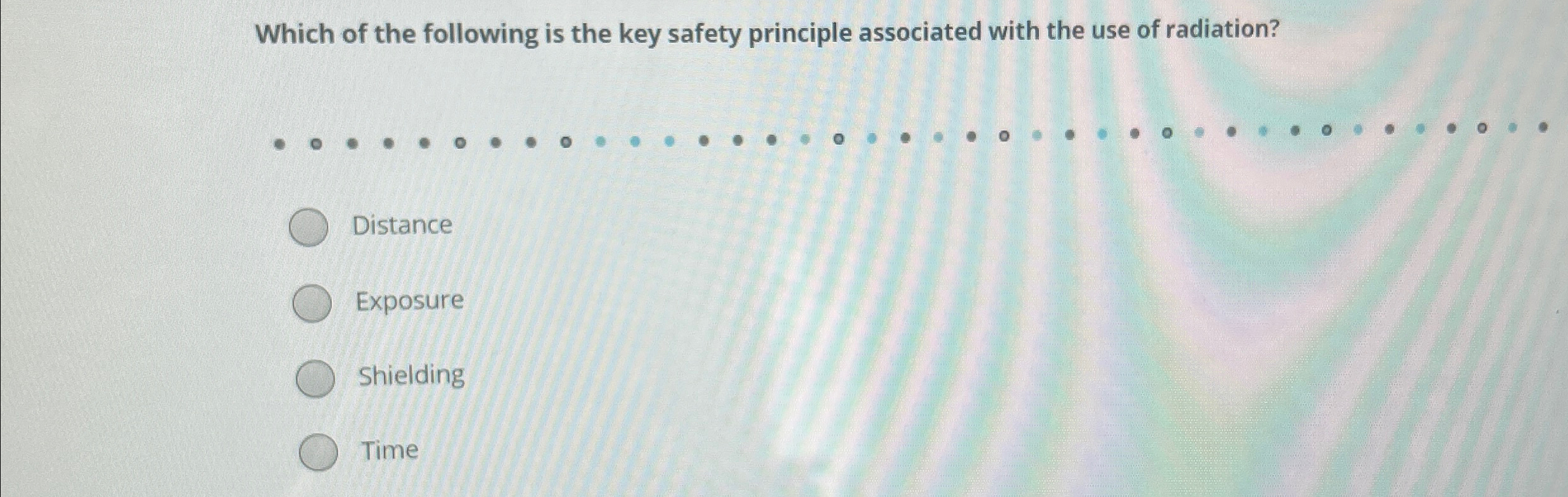 Solved Which of the following is the key safety principle | Chegg.com