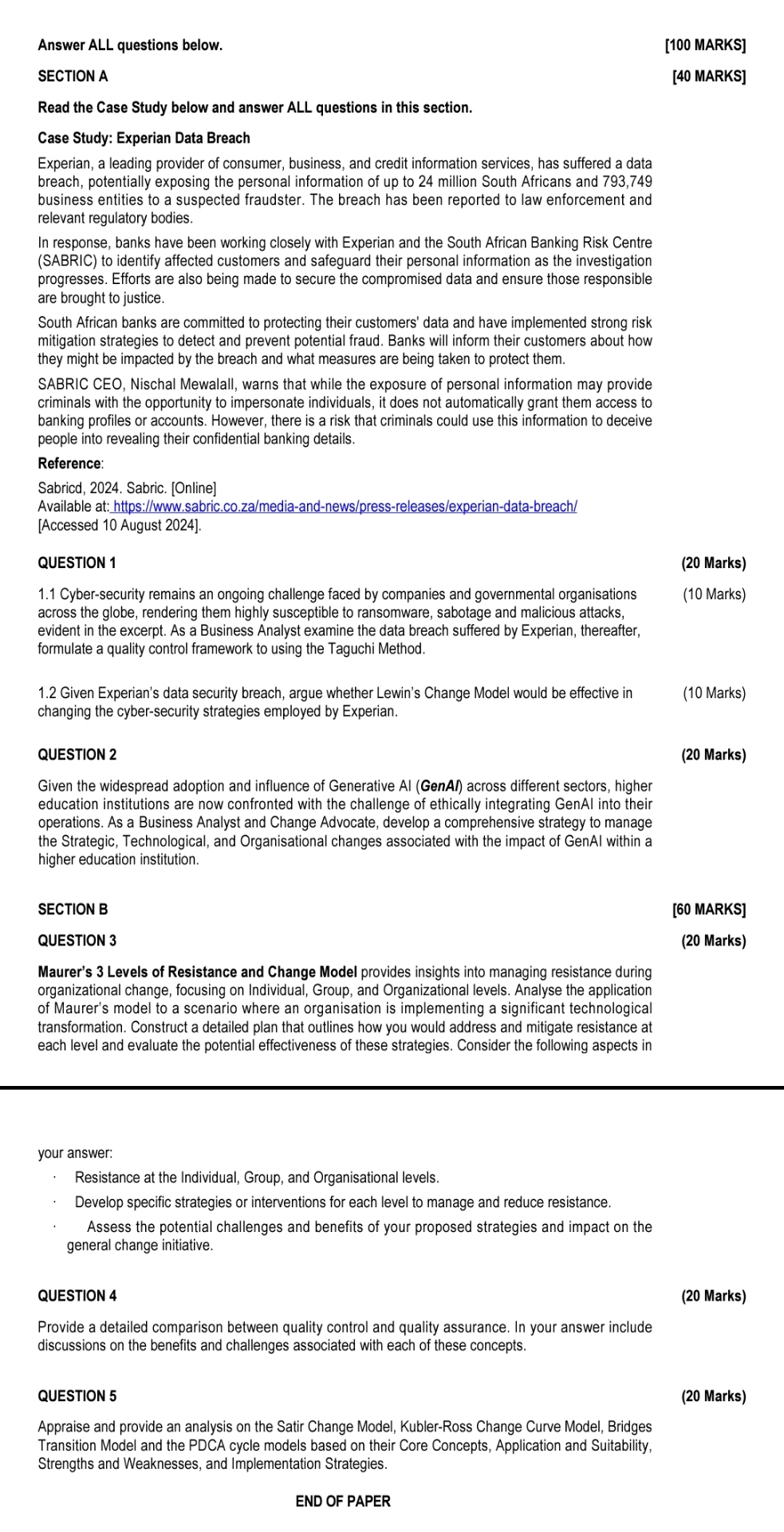 Solved ?Answer ALL questions below.SECTIONARead the Case | Chegg.com
