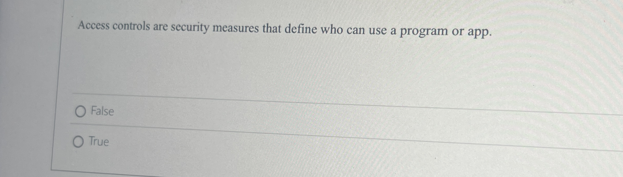 Solved Access controls are security measures that define who | Chegg.com