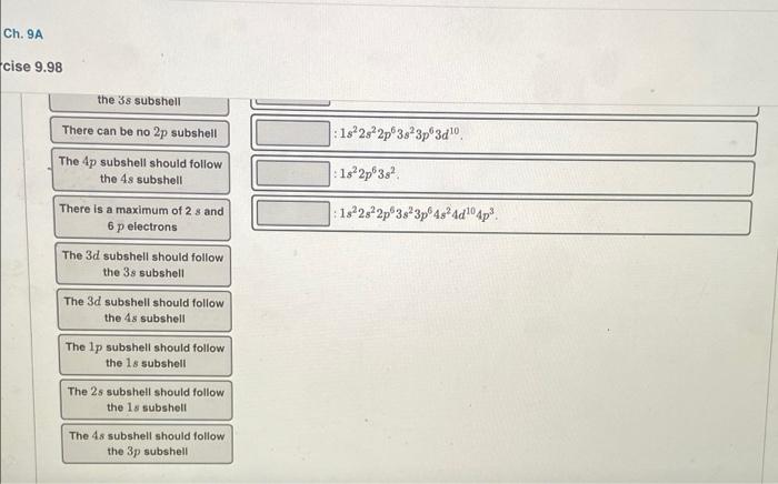 Solved KHW Ch.9A Exercise 9.98 Identify what is wrong with | Chegg.com