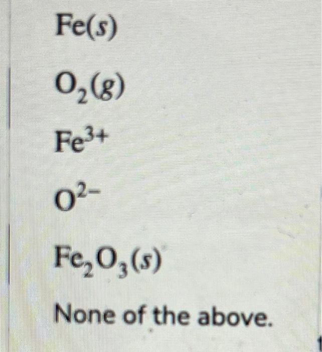 Solved Based on the balance reaction between iron and | Chegg.com