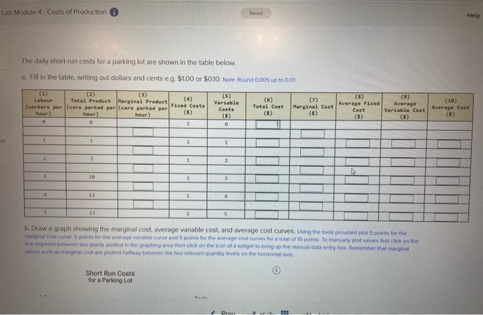 Solved Lab Module 4-Costs of Production Swed Help The daily | Chegg.com