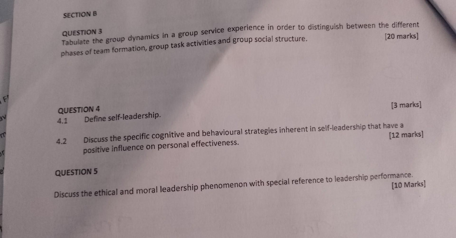 Solved QUESTION 3 Tabulate the group dynamics in a group | Chegg.com