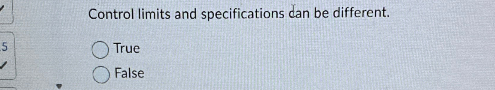 Solved Control limits and specifications can be | Chegg.com