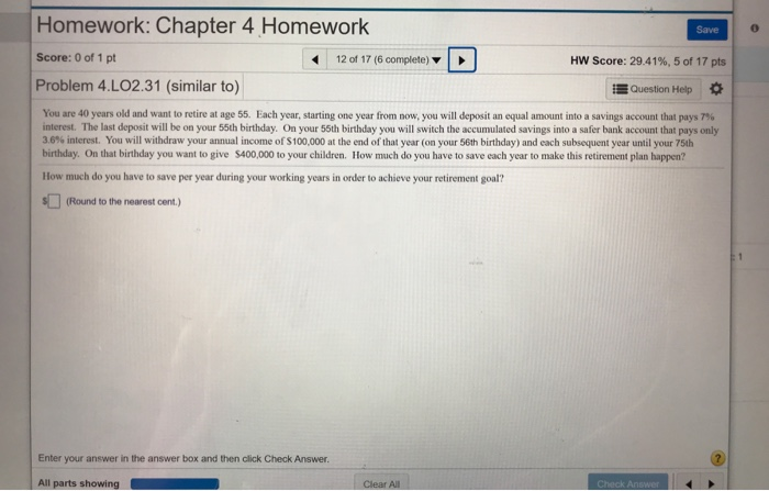 Solved Homework Chapter 4 Homework Save Score 0 Of 1 Pt Hw