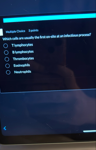 Solved Multiple Choice 3 ﻿pointsWhich cells are usually the | Chegg.com