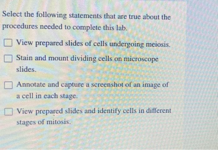 Solved Select the following statements that are true about | Chegg.com