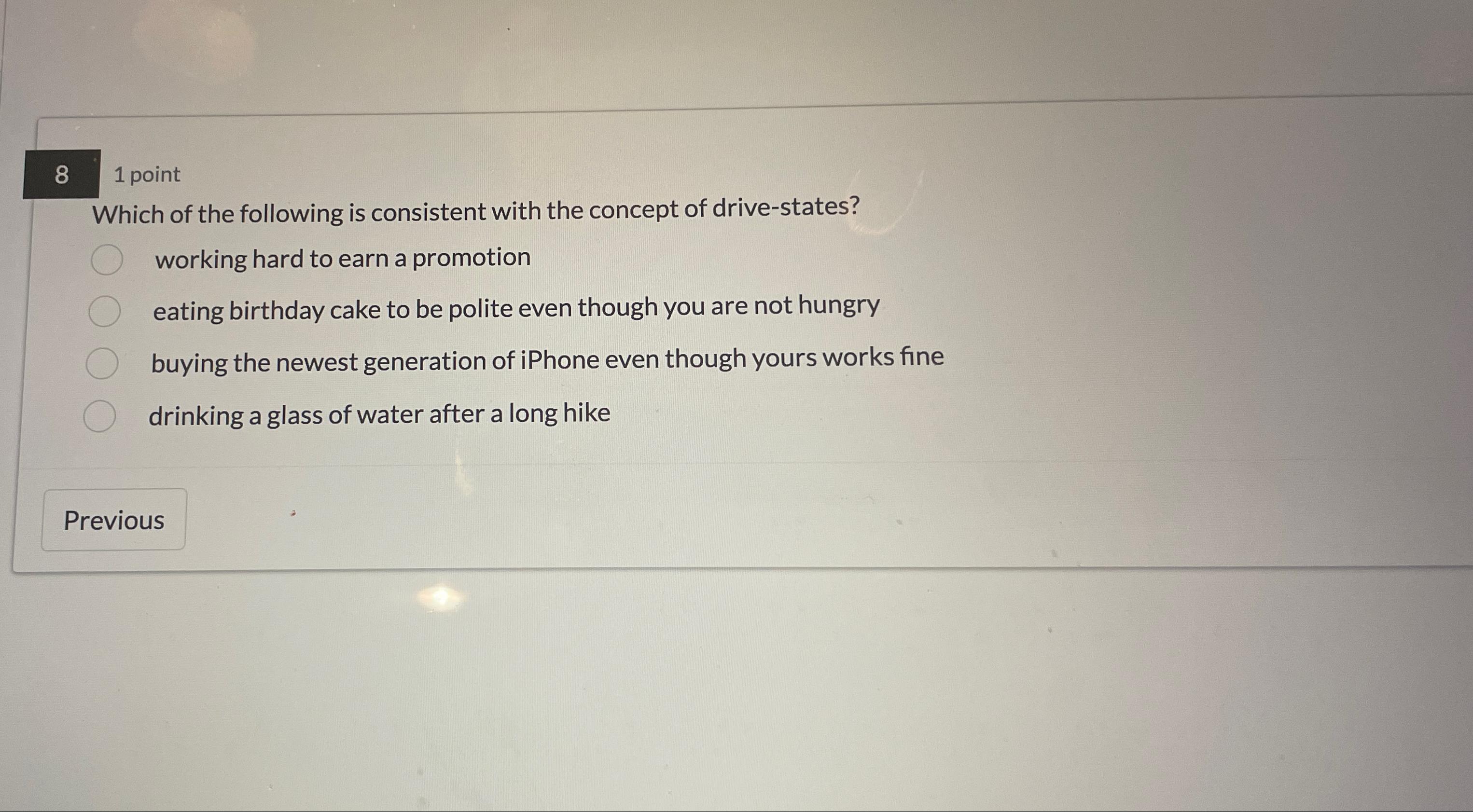 Solved 81 ﻿pointWhich of the following is consistent with | Chegg.com