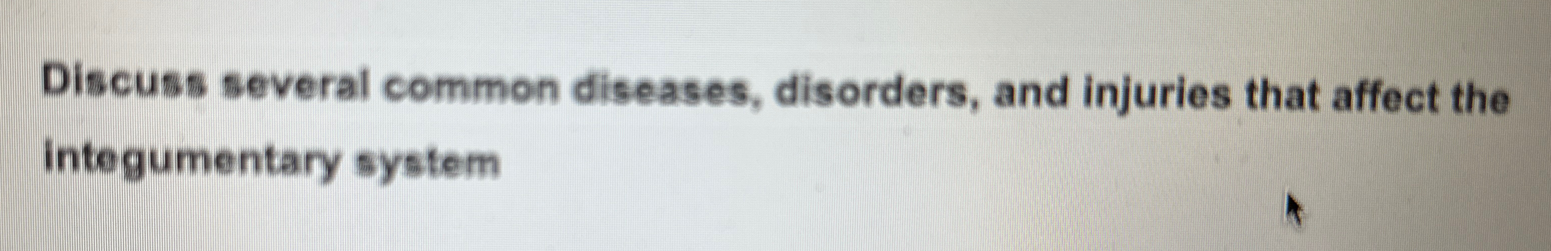 Solved Discuss several common diseases, disorders, and | Chegg.com
