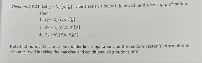 Solved Clearly prove Theorem 2.3.11 below. Please write out | Chegg.com