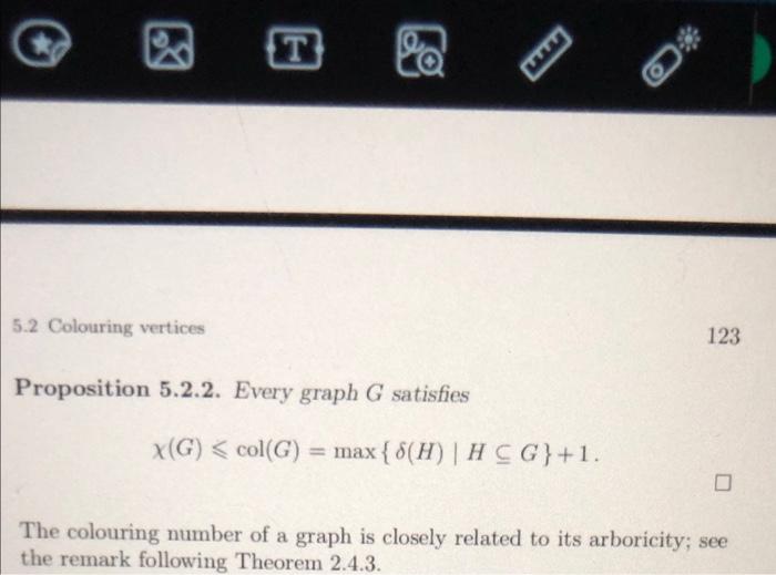 Find a graph G for which Brooks's theorem yields a | Chegg.com
