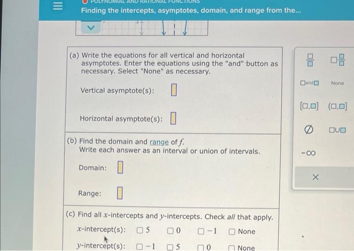 Solved The grapir oi a rational function f is shown below. | Chegg.com