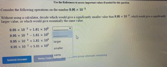Solved Use the References to access important values if | Chegg.com
