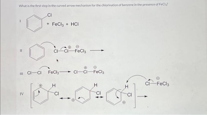 Solved What is the first step in the curved arrow mechanism | Chegg.com