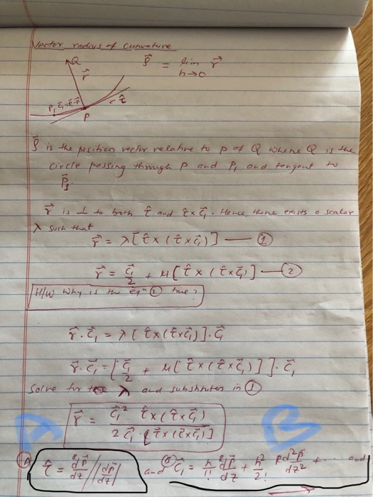 Solved Ids" The Serret-Frenet formulas are: Raß = -1, ds | Chegg.com