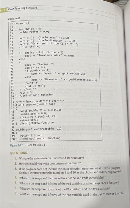 Solved Please povide answers to the 9 questions please. I am | Chegg.com