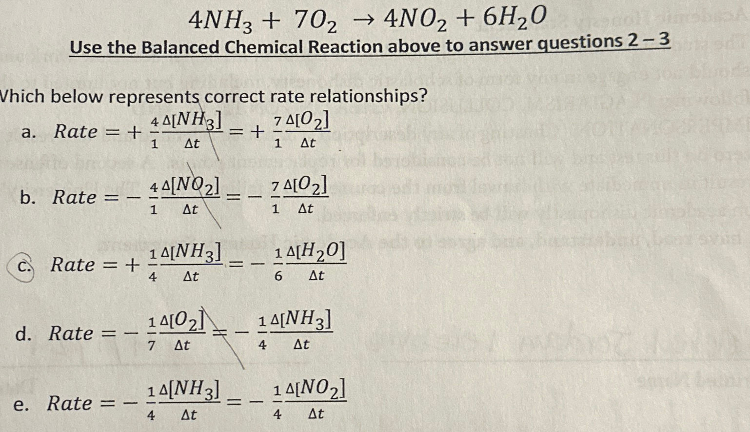 Solved 4NH3+7O2→4NO2+6H2OUse the Balanced Chemical Reaction | Chegg.com